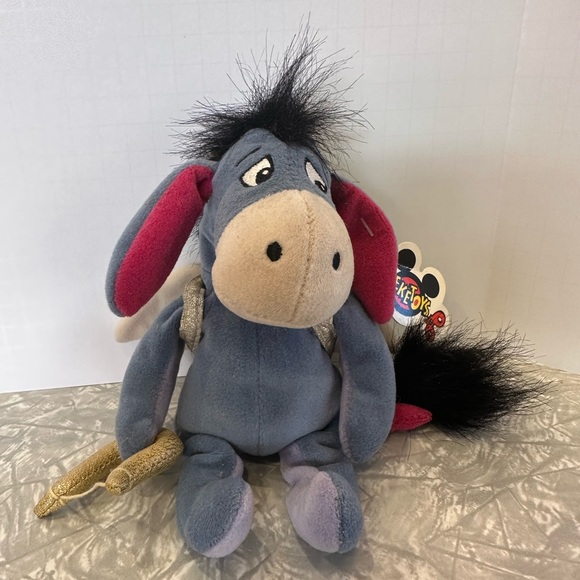 Disney | Toys | 9s Cupid Eeyore Bean Bag Plush | Poshmark